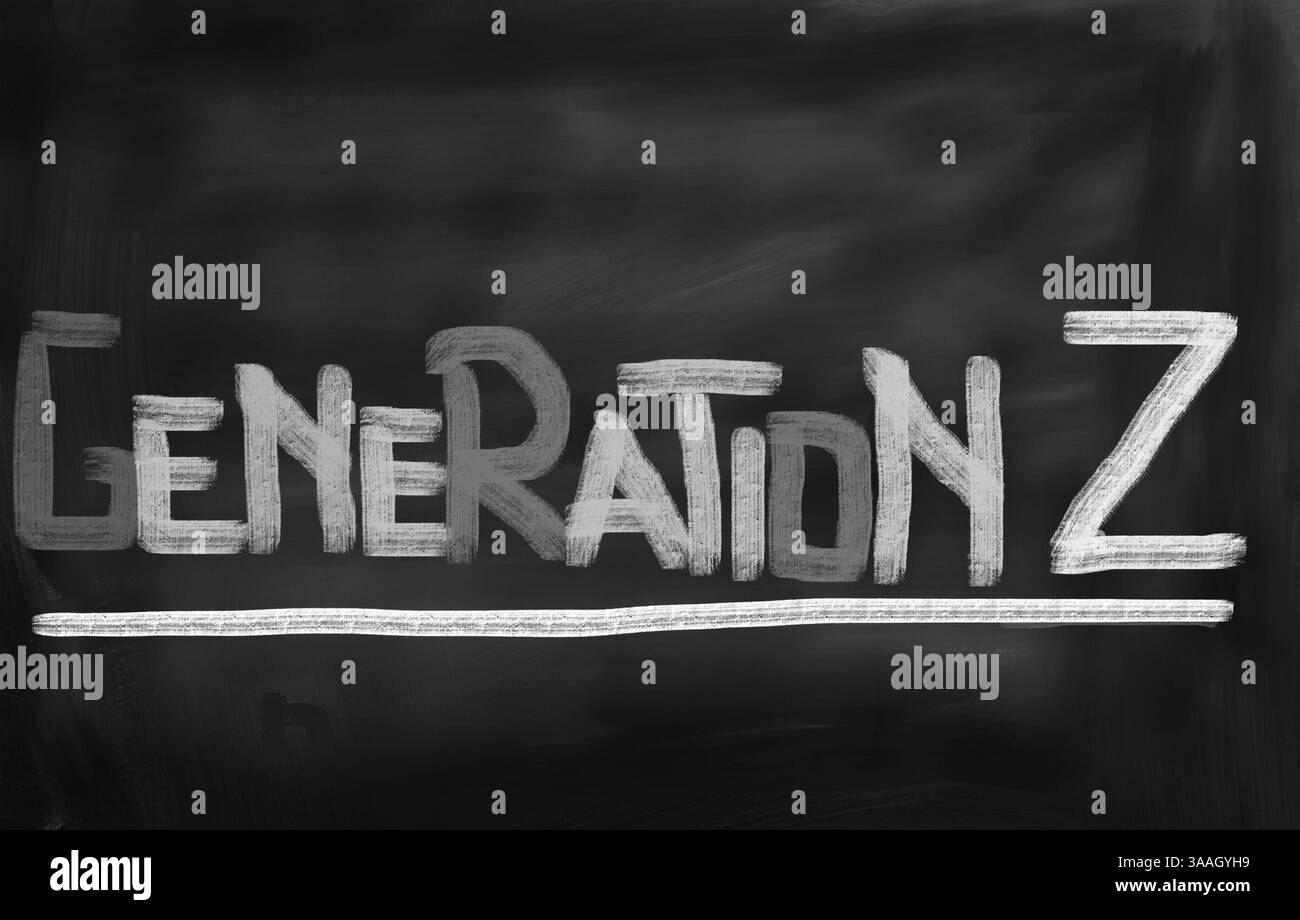 Generation Z Concept Stock Photo - Alamy