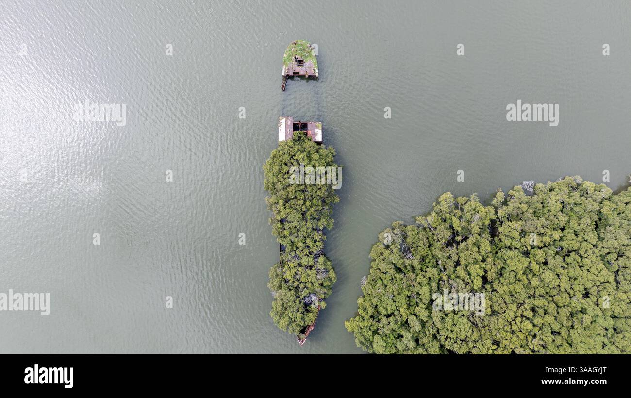 SS Ayrfield Shipwreck, Homebush Bay, Sydney, Australia Stock Photo - Alamy