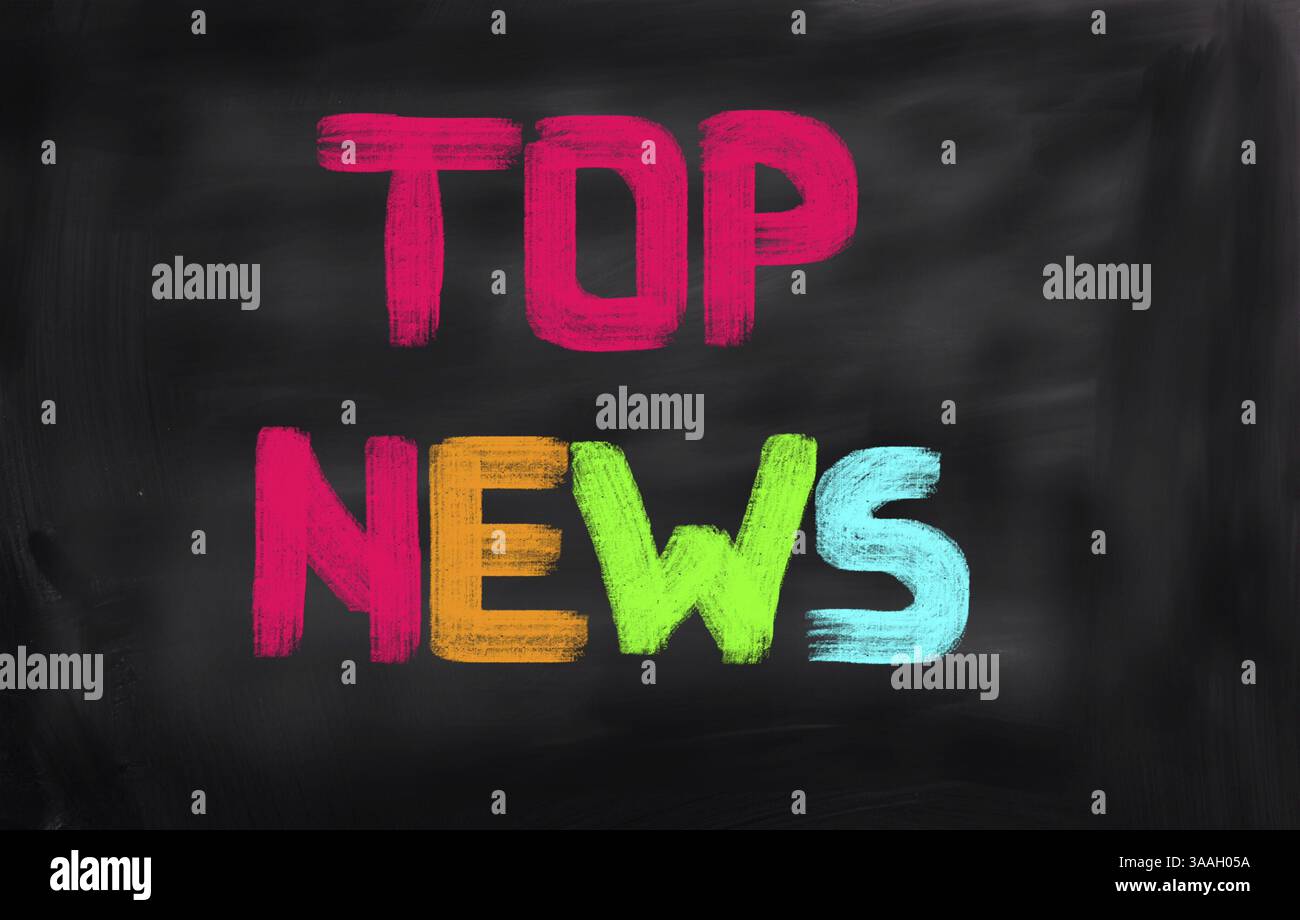 Top News Concept Stock Photo - Alamy