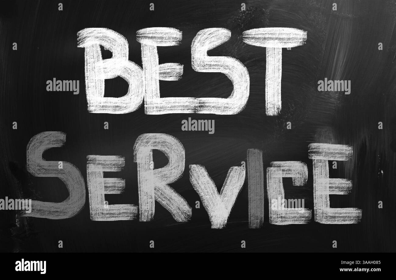 Best Service Concept Stock Photo - Alamy