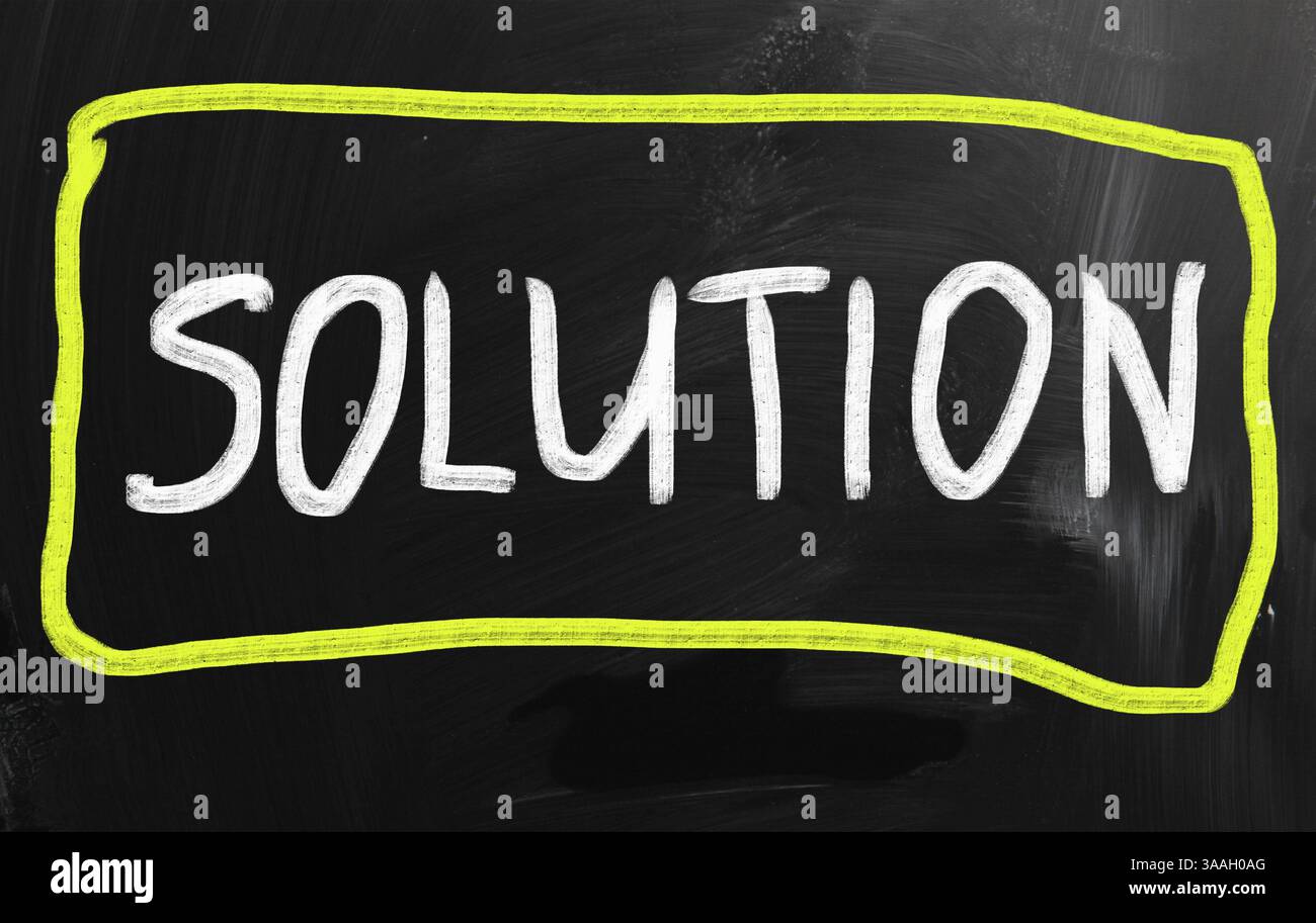 Solution contemplate hi-res stock photography and images - Alamy