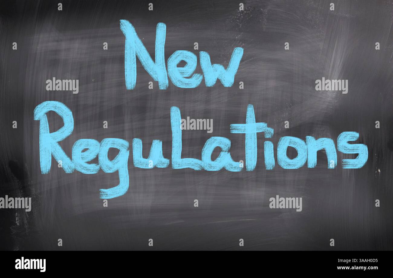New Regulations Concept Stock Photo - Alamy