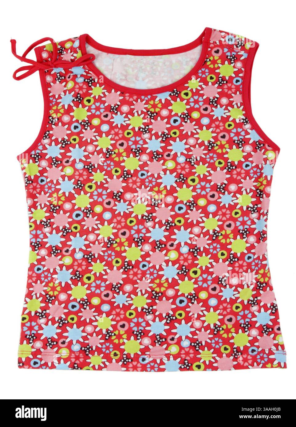 Children's colored T-shirt isolated on white background Stock Photo - Alamy