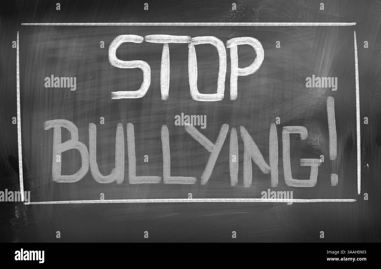Stop Bullying Concept Stock Photo - Alamy