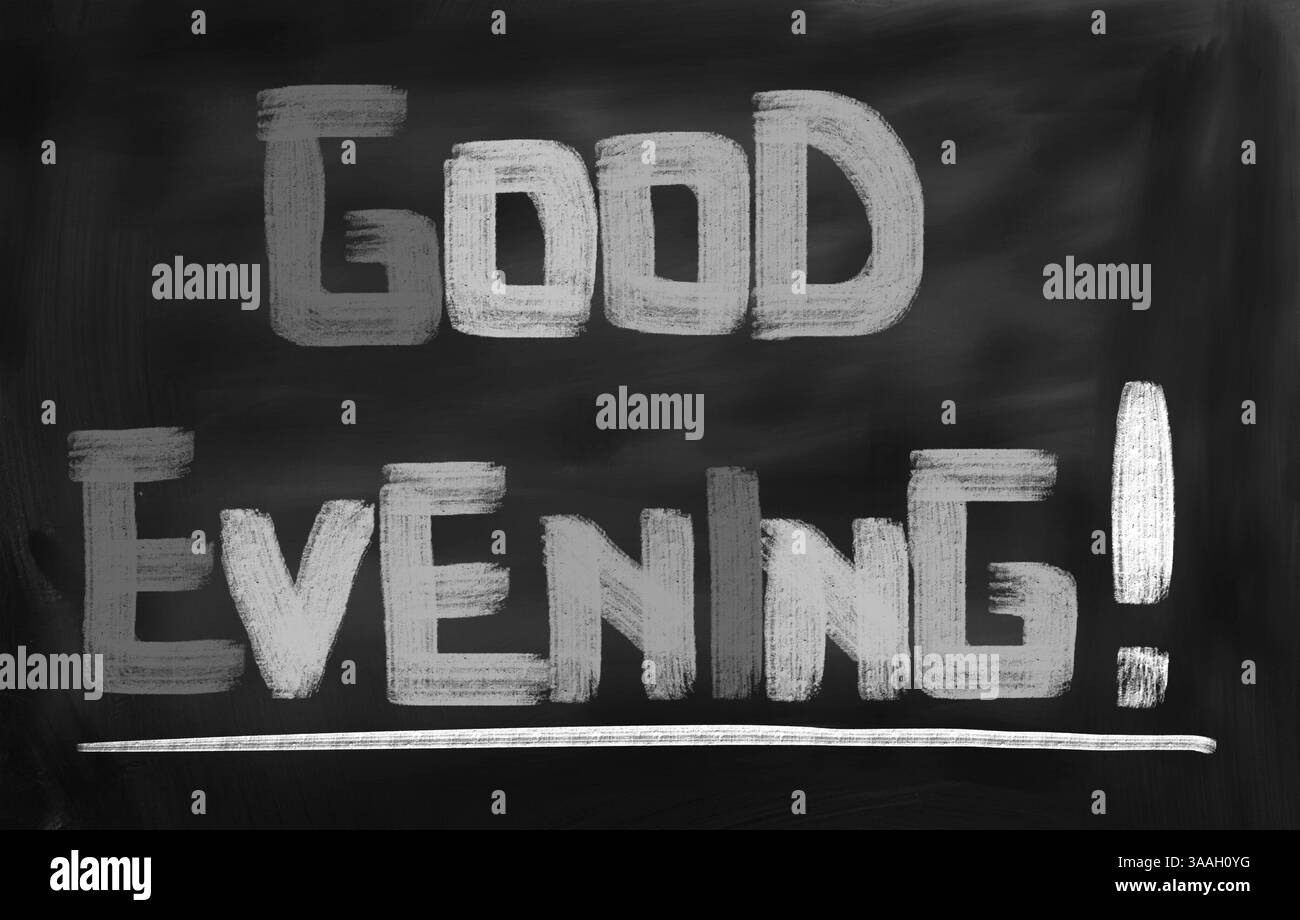 Evening evenings Black and White Stock Photos & Images - Alamy