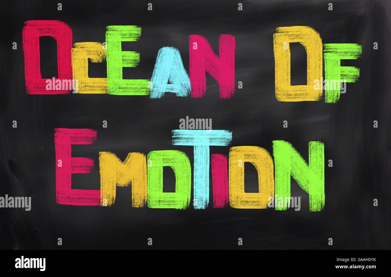Ocean Of Emotion Concept Stock Photo - Alamy