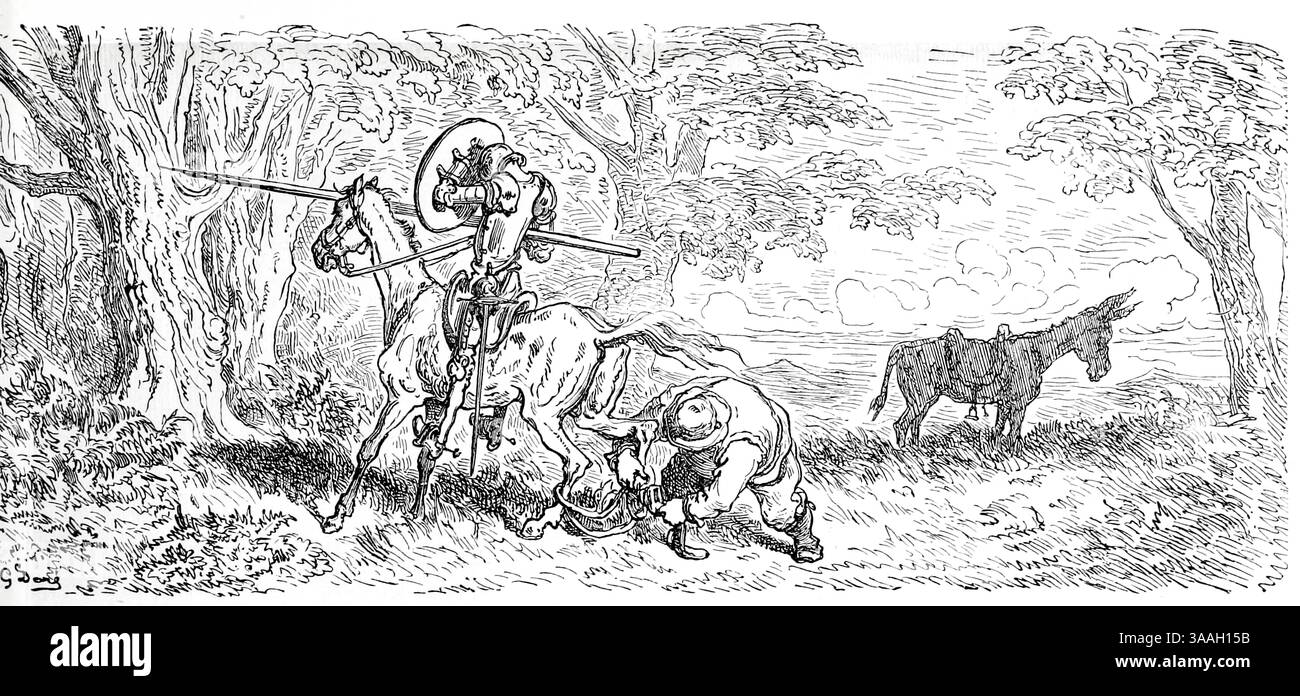 Gustave dore don quixote art hi-res stock photography and images - Alamy