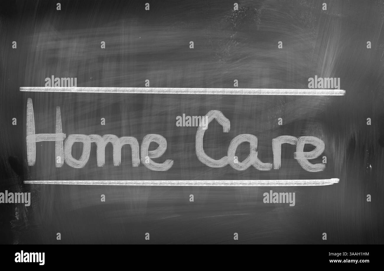 Home help care Black and White Stock Photos & Images - Alamy