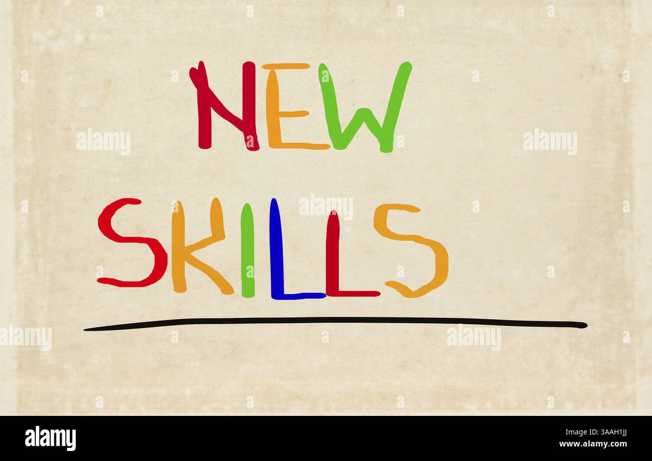 Person learning new skills hi-res stock photography and images - Alamy