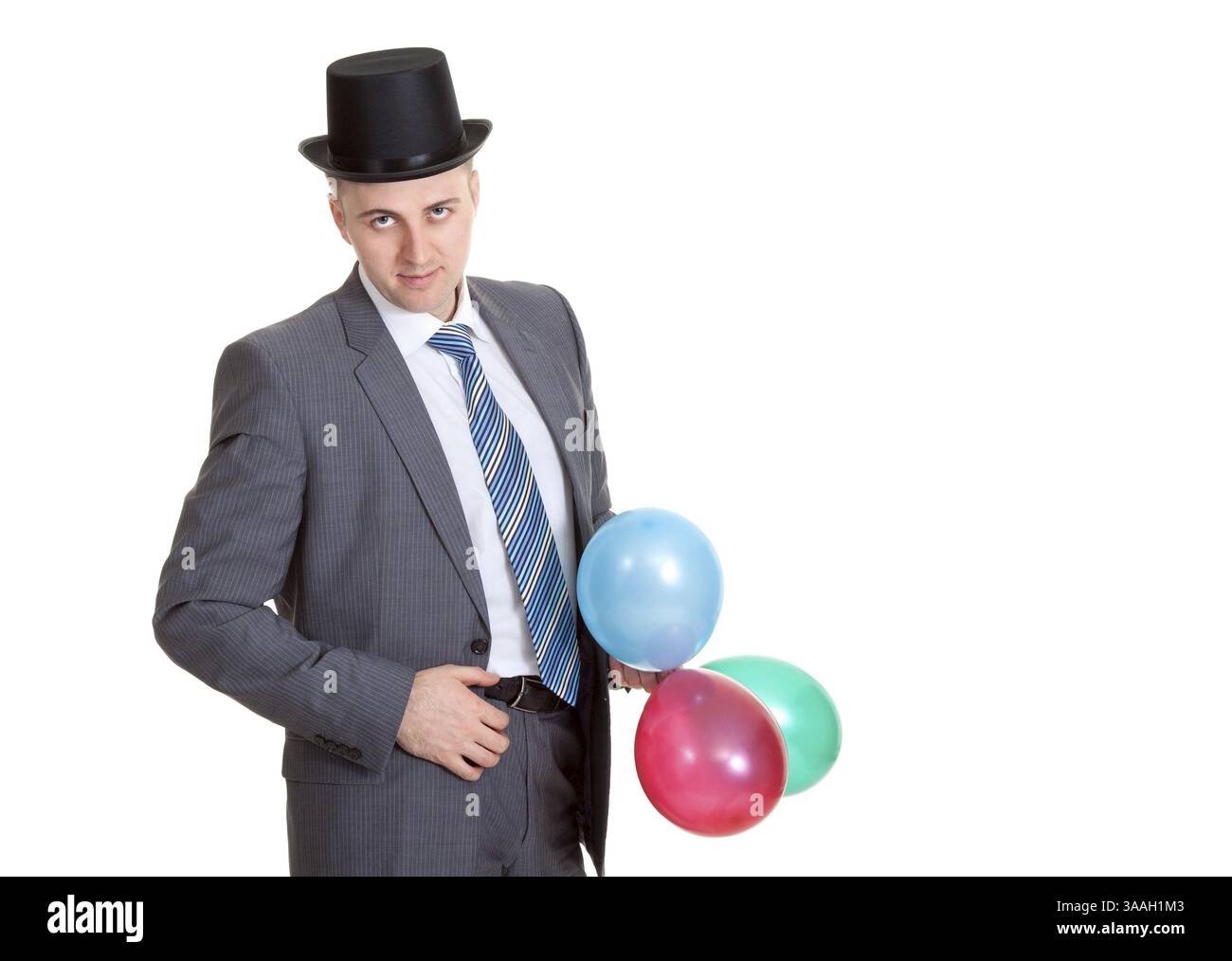 Man in hat colored Cut Out Stock Images & Pictures - Alamy