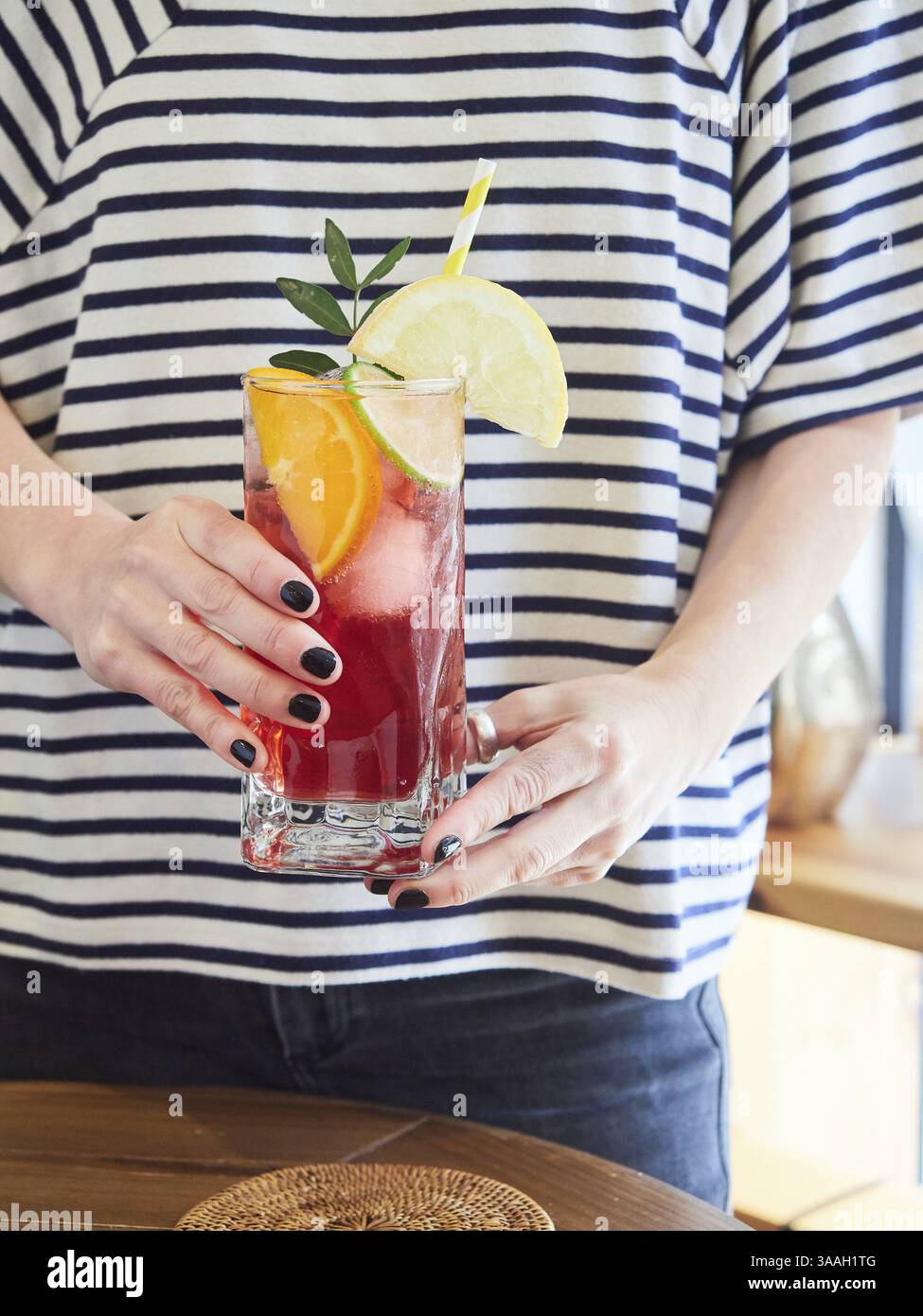 Red orange lime fruits hi-res stock photography and images - Alamy