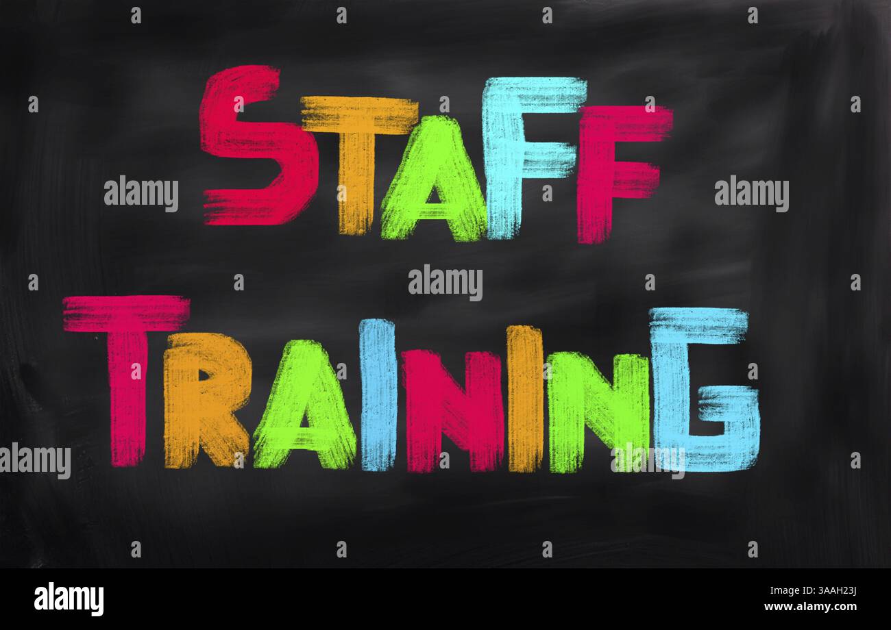 Staff Training Concept Stock Photo - Alamy