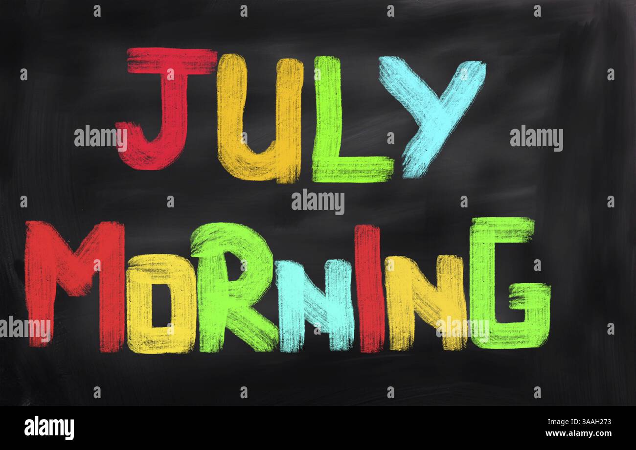 July Morning Concept Stock Photo - Alamy