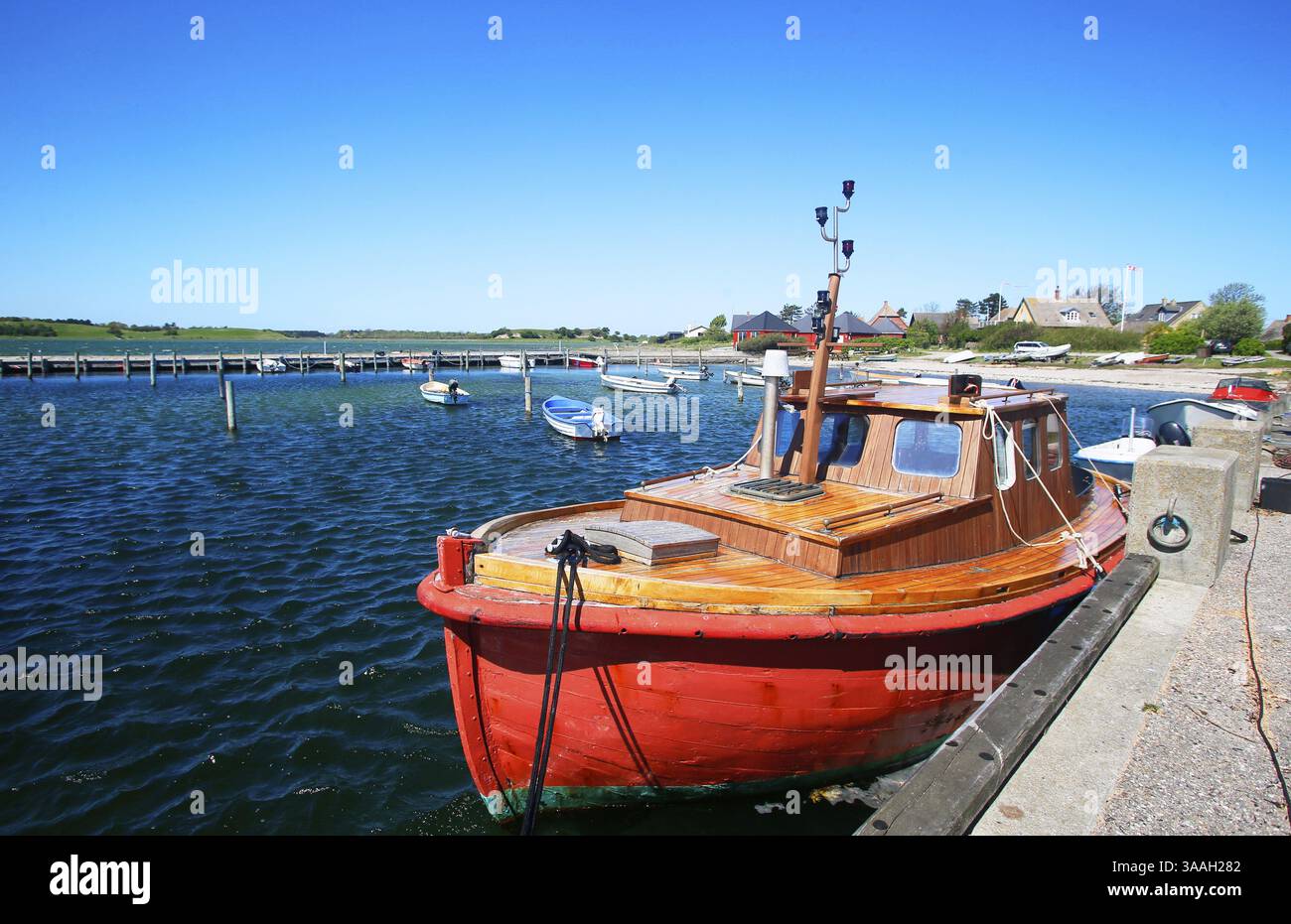 Boats at Samso Island, Denmark, Europe Stock Photo - Alamy