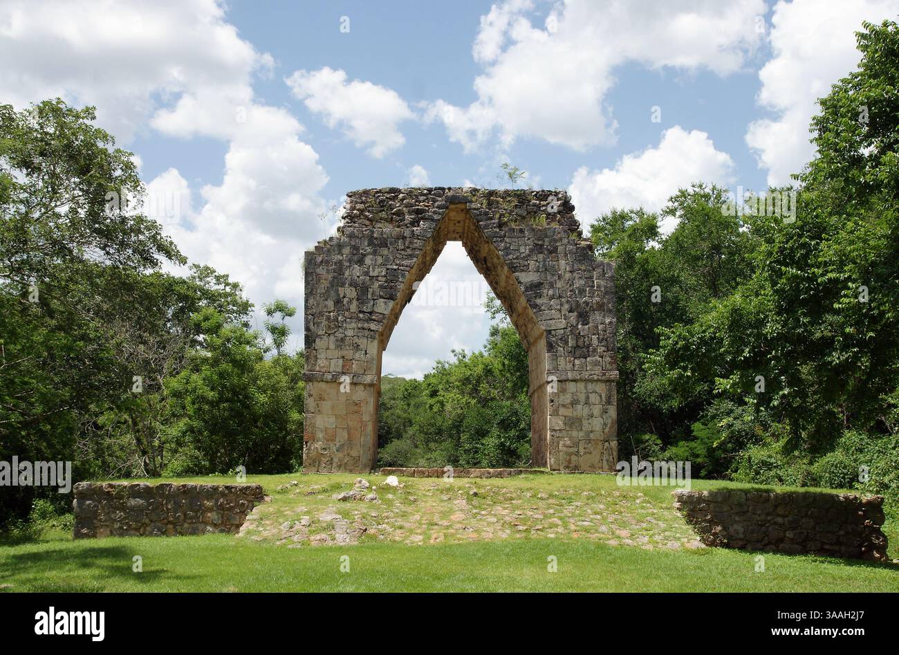 Mexico. Yucatan. Kabah. The Arch Stock Photo - Alamy