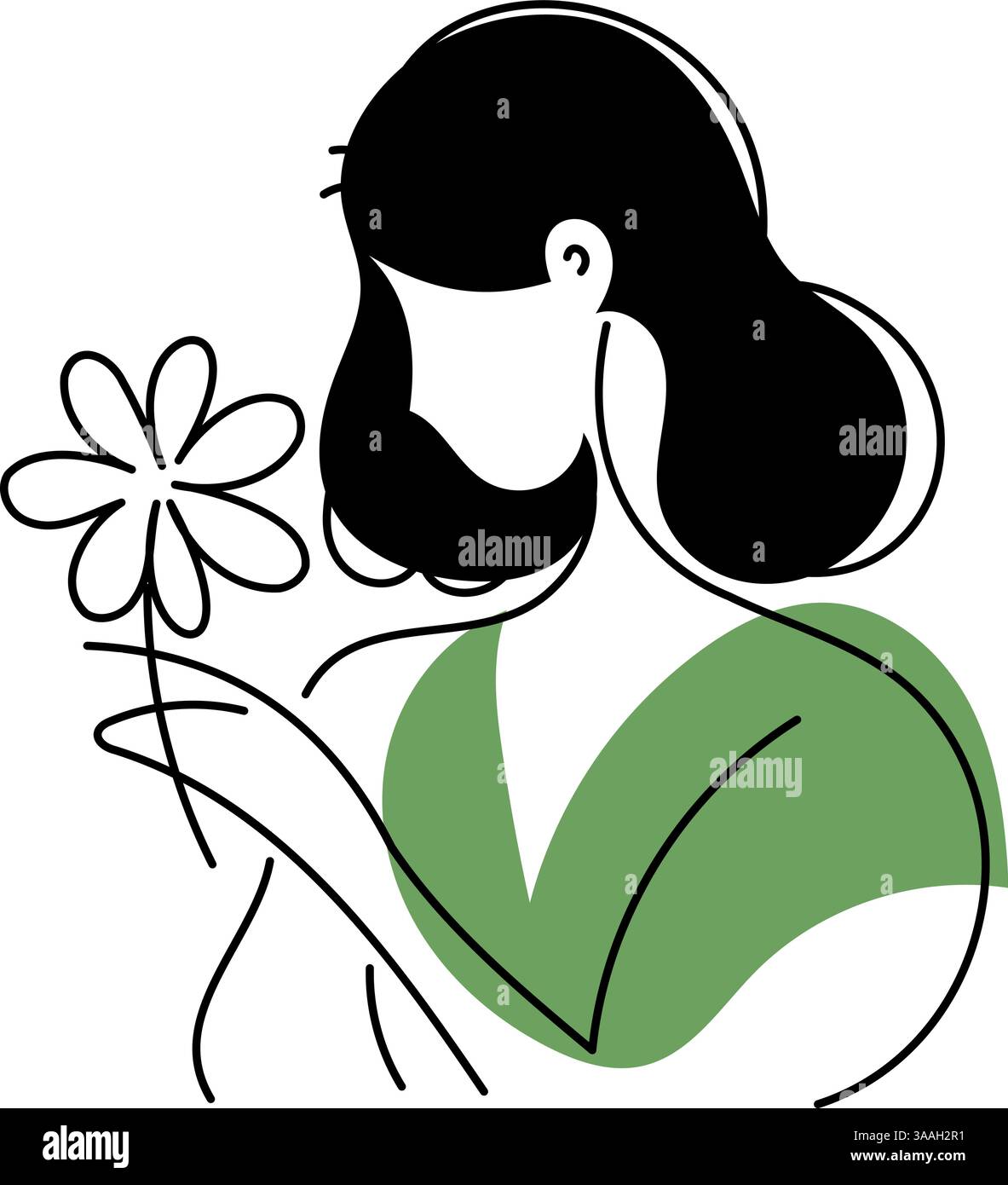 Beauty in simplicity one Stock Vector Images - Alamy