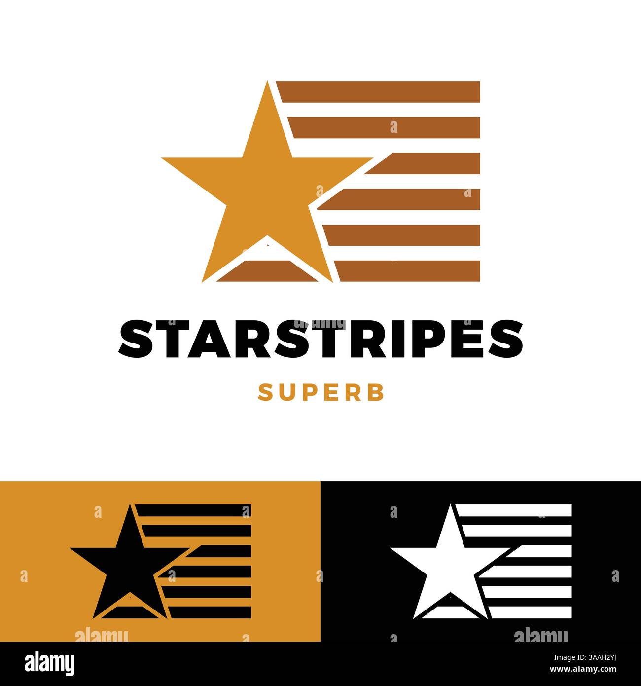 star stripes icon logo design template Stock Vector Image & Art - Alamy