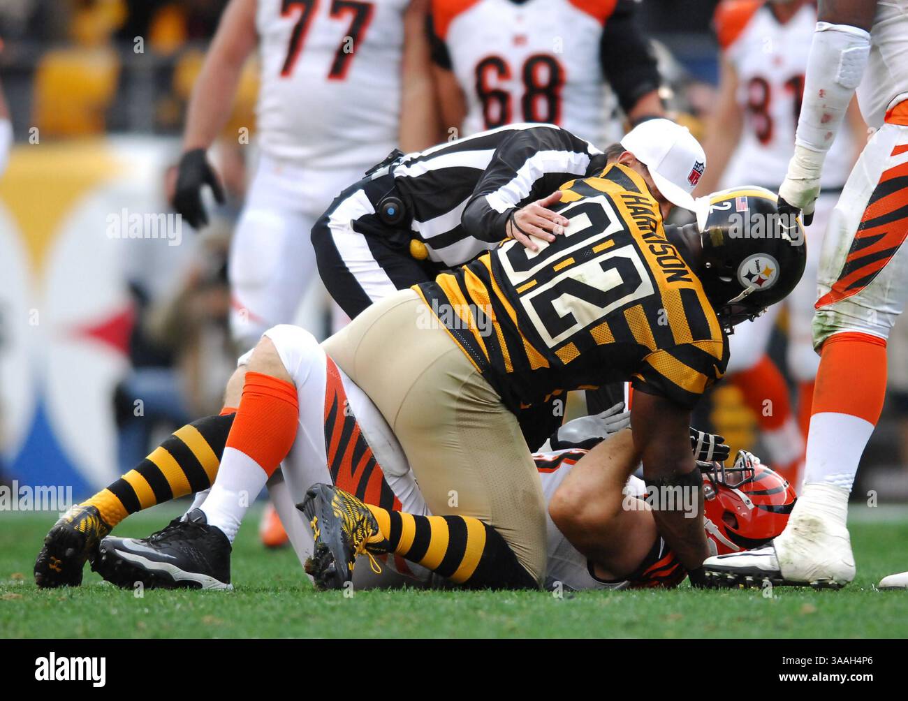 James harrison vs cincinnati 2015 hi-res stock photography and images ...