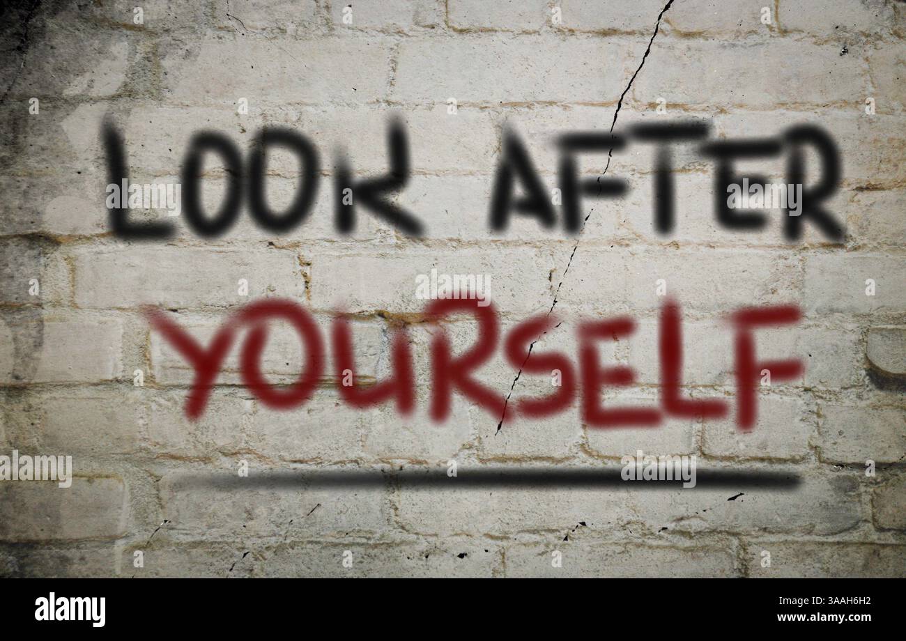 Look After Yourself Concept Stock Photo - Alamy