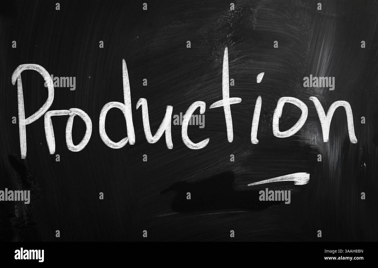 Word production hi-res stock photography and images - Alamy