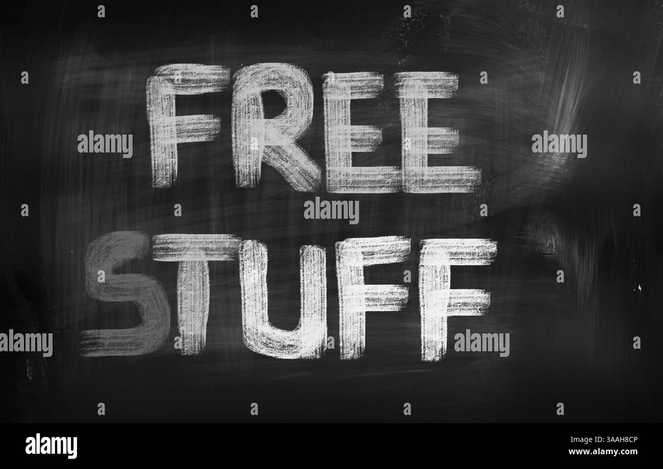 Free Stuff Concept Stock Photo - Alamy