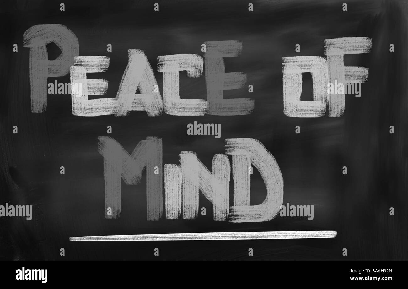 Peace mind person in Black and White Stock Photos & Images - Alamy