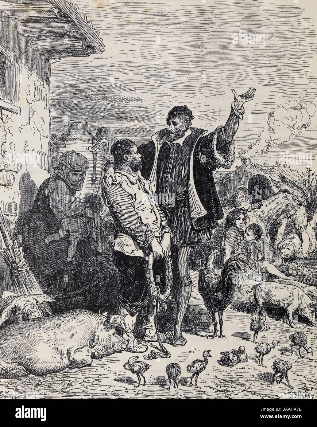 THE KNIGHT MADE HIM SO MANY FAIR PROMISES. THAT AT LAST THE POOR SILLY ...