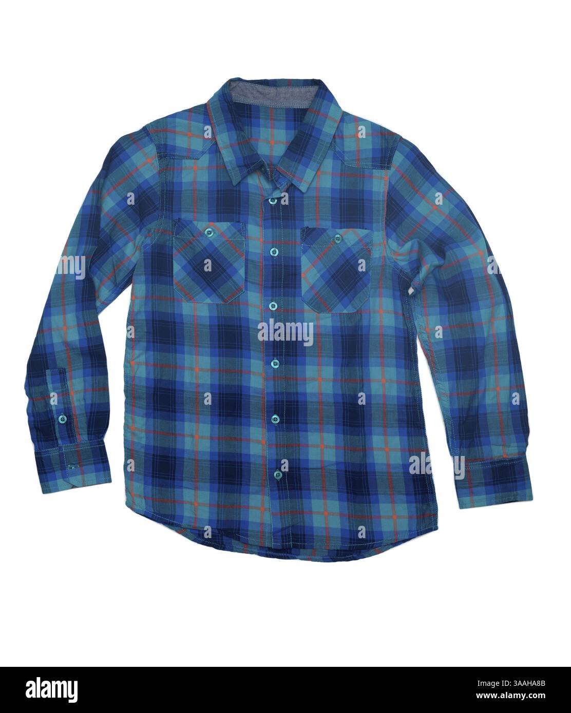 Light blue check plaid hi-res stock photography and images - Alamy