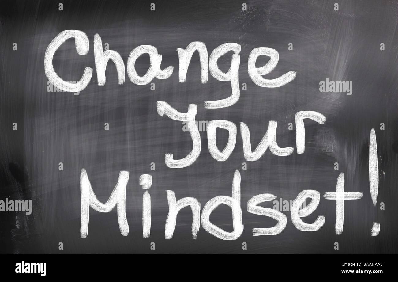 Change Your Mindset Concept Stock Photo - Alamy