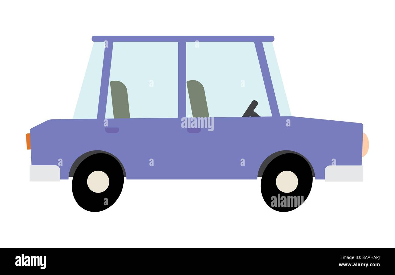 Cute car pattern funny Cut Out Stock Images & Pictures - Alamy