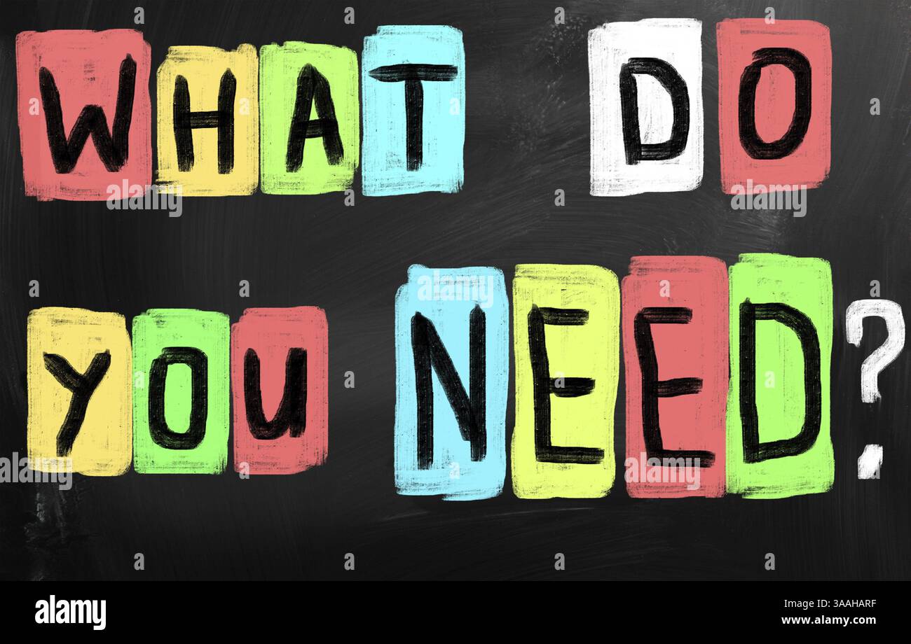 What You Need To Know Stock Photo - Alamy