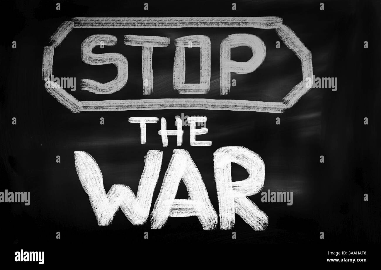 Stop War Concept Stock Photo - Alamy
