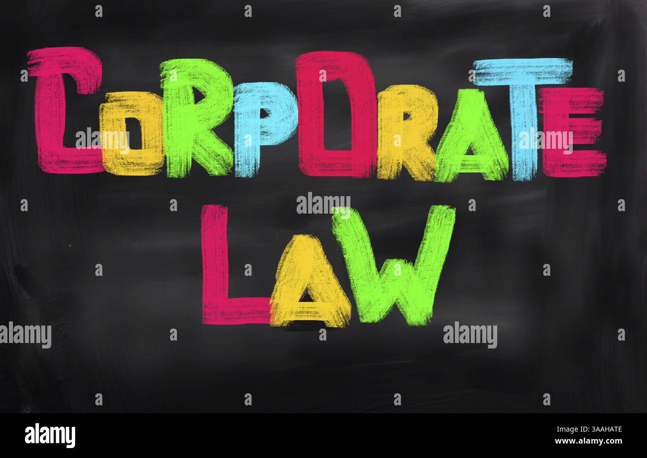 Corporate Law Concept Stock Photo - Alamy