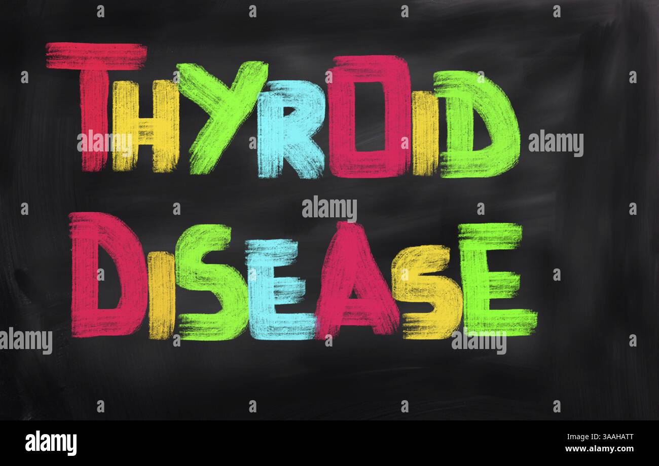 Thyroid Disease Concept Stock Photo - Alamy