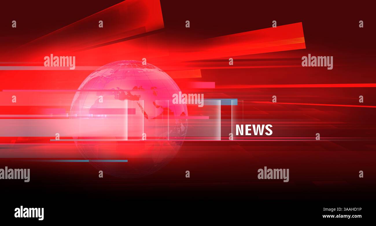 Red theme news background - with light effects, suitable for general ...