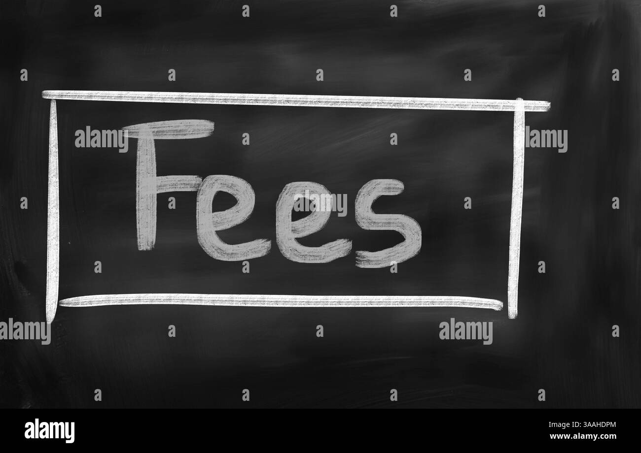 Fees concept hi-res stock photography and images - Alamy