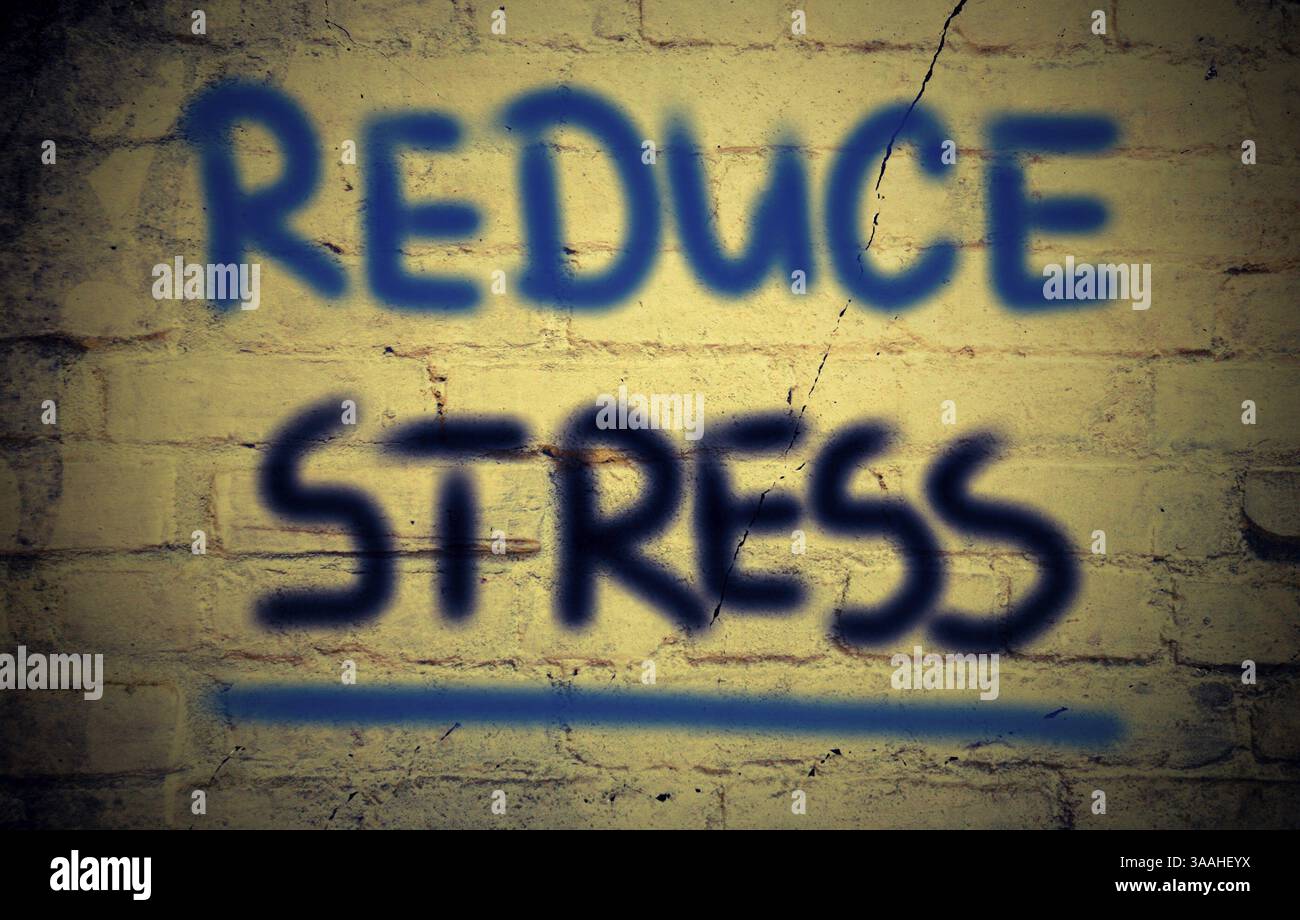 Reduce Stress Concept Stock Photo - Alamy