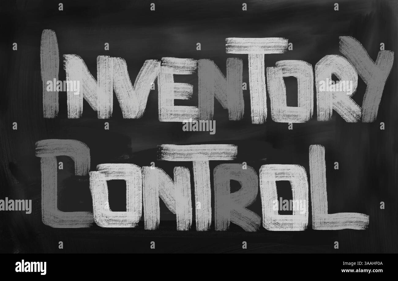 Inventory Control Concept Stock Photo - Alamy