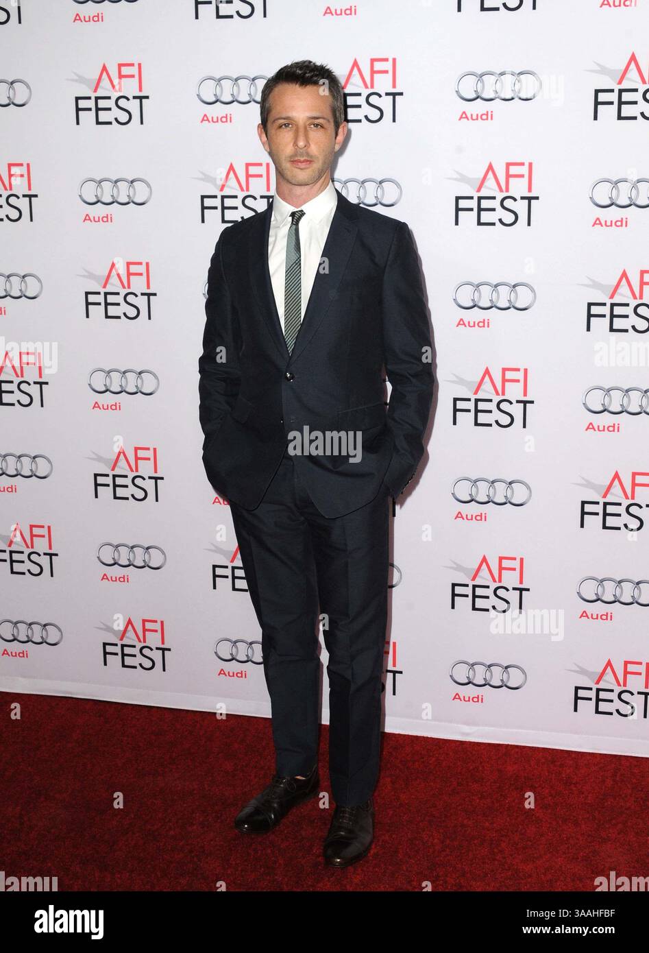 Jeremy strong attending afi fest 2015 closing gala hi-res stock ...