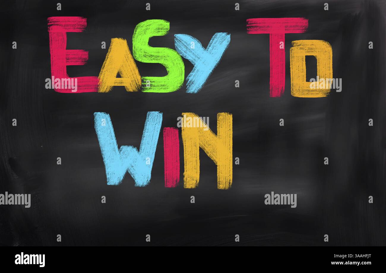 Easy To Win Concept Stock Photo - Alamy
