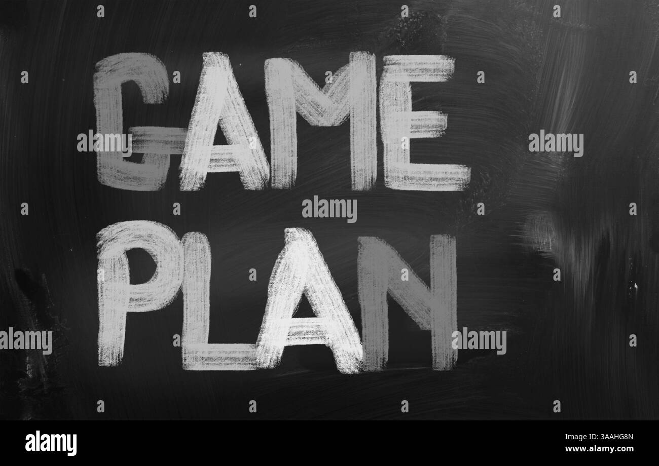 Game Plan Concept Stock Photo - Alamy
