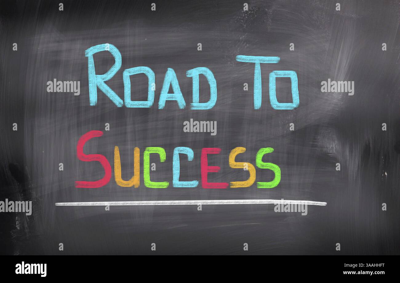 Road To Success Concept Stock Photo - Alamy