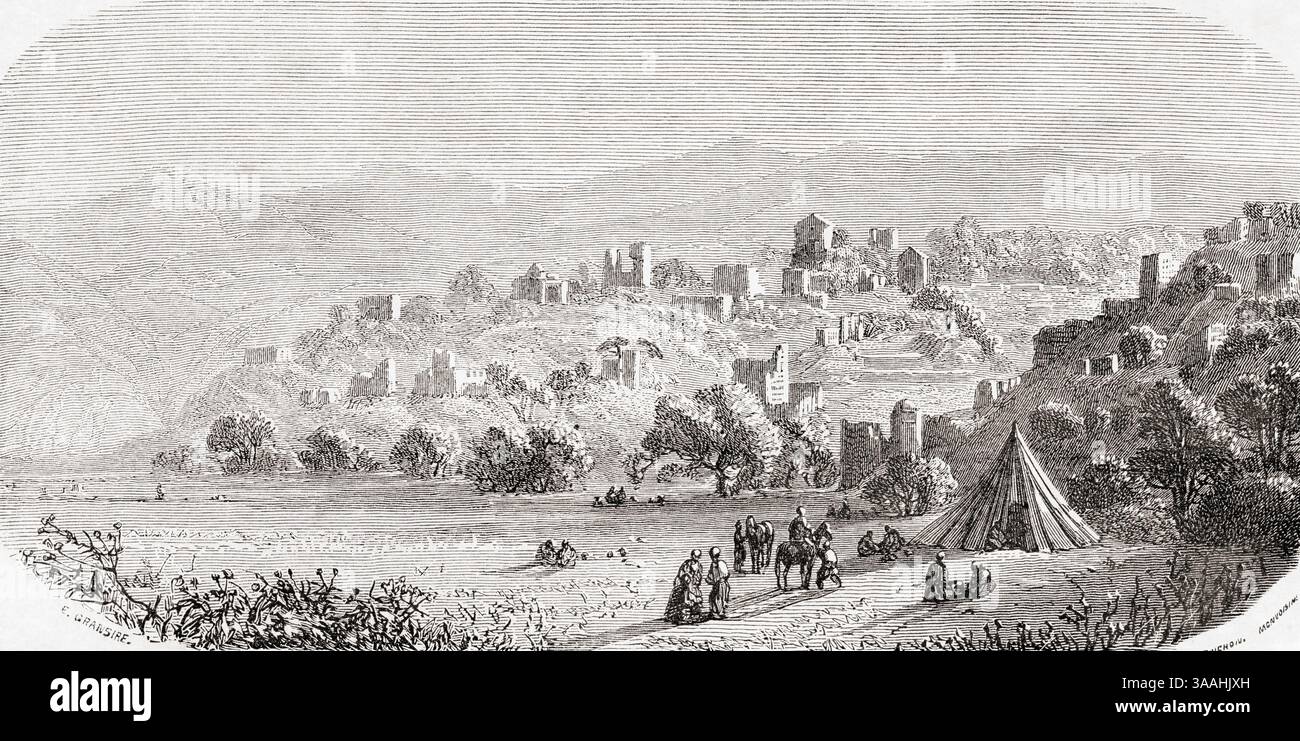 View of the ruins of Elaiussa Sebaste or Elaeousa Sebaste, Cilicia ...