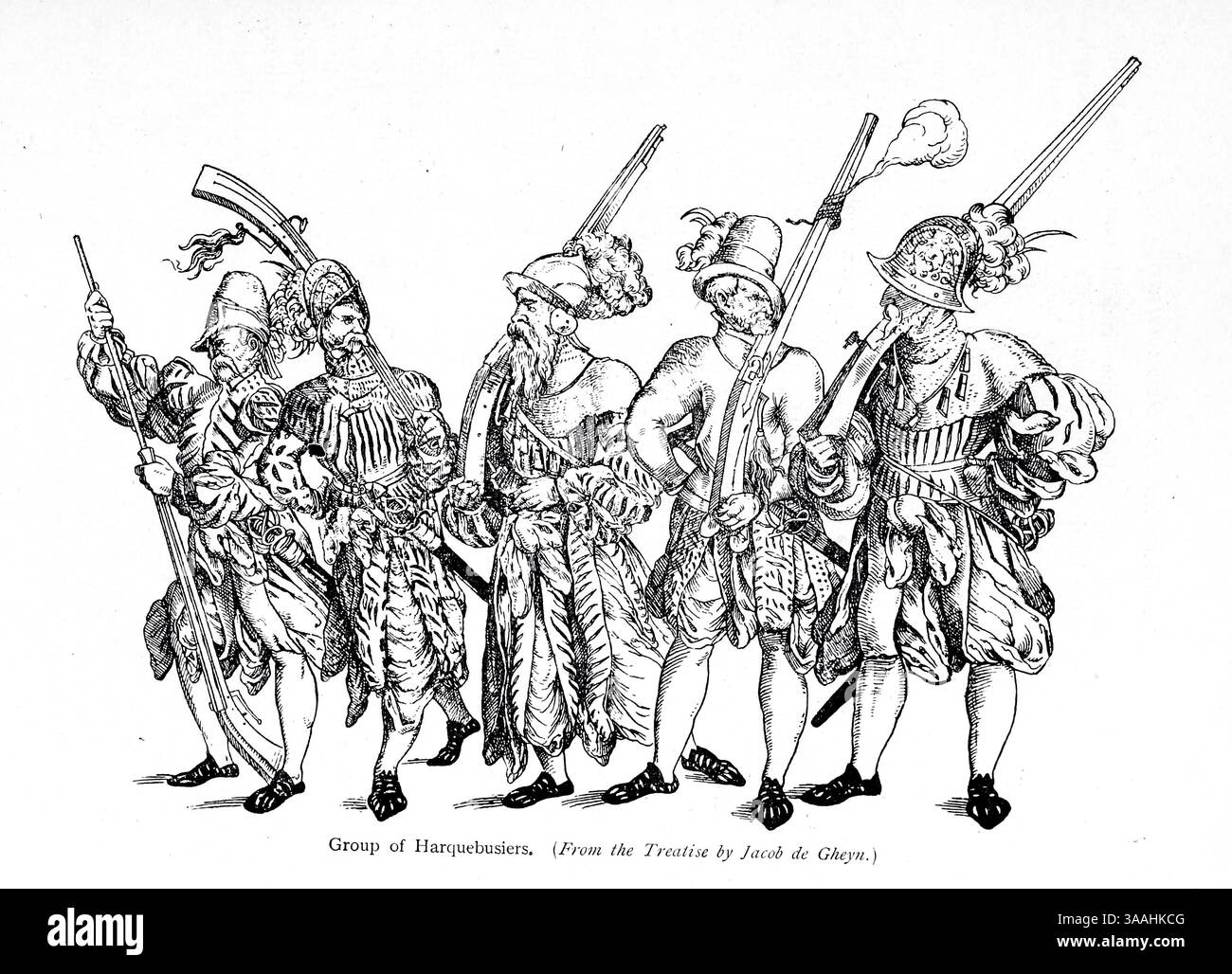 Group of Harquebusier from ' The gun and its development ' by Greener ...