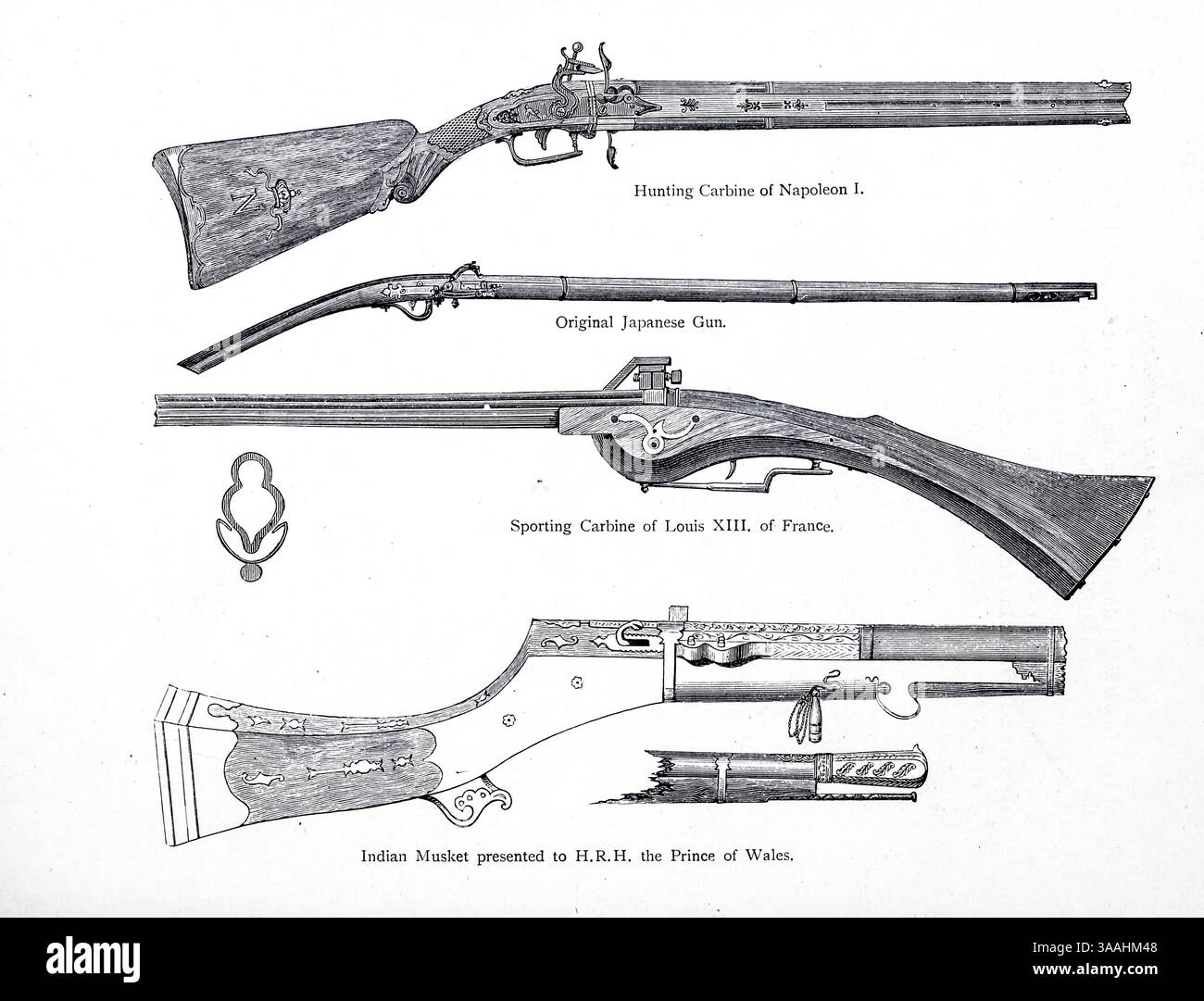 Hunting Carbine of Napoleon I; Original Japanese gun; Sporting Carbine ...
