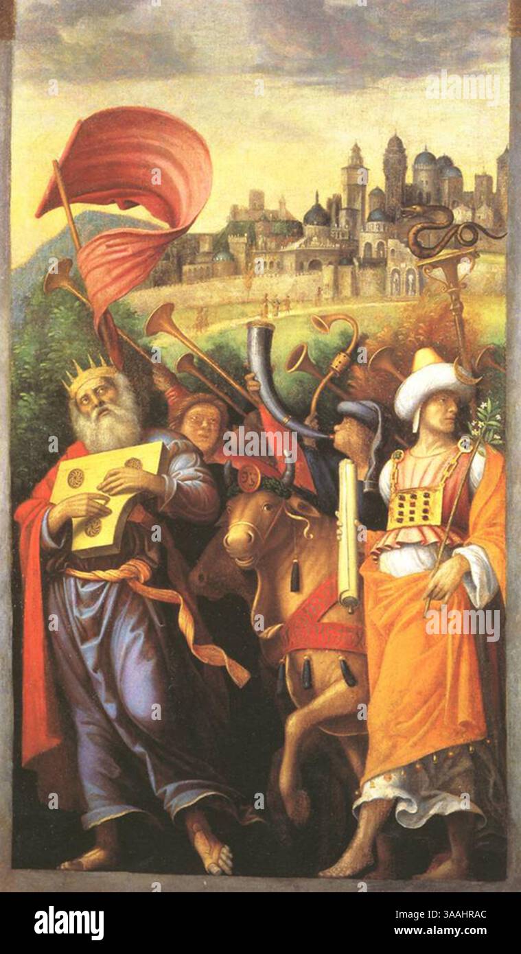 David Before the Ark of the Covenant is a c.1515 oil on canvas painting ...