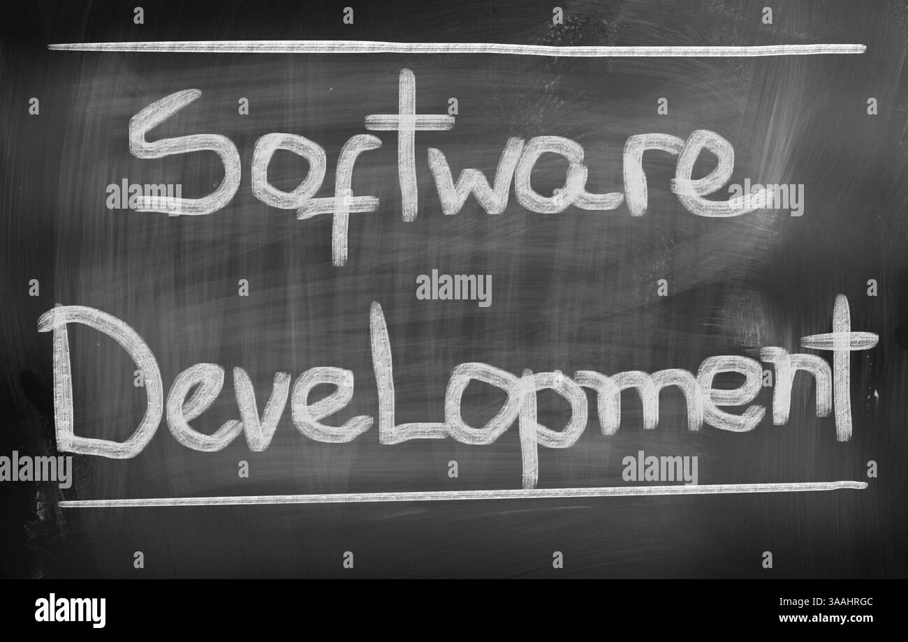 Software Development Concept Stock Photo - Alamy