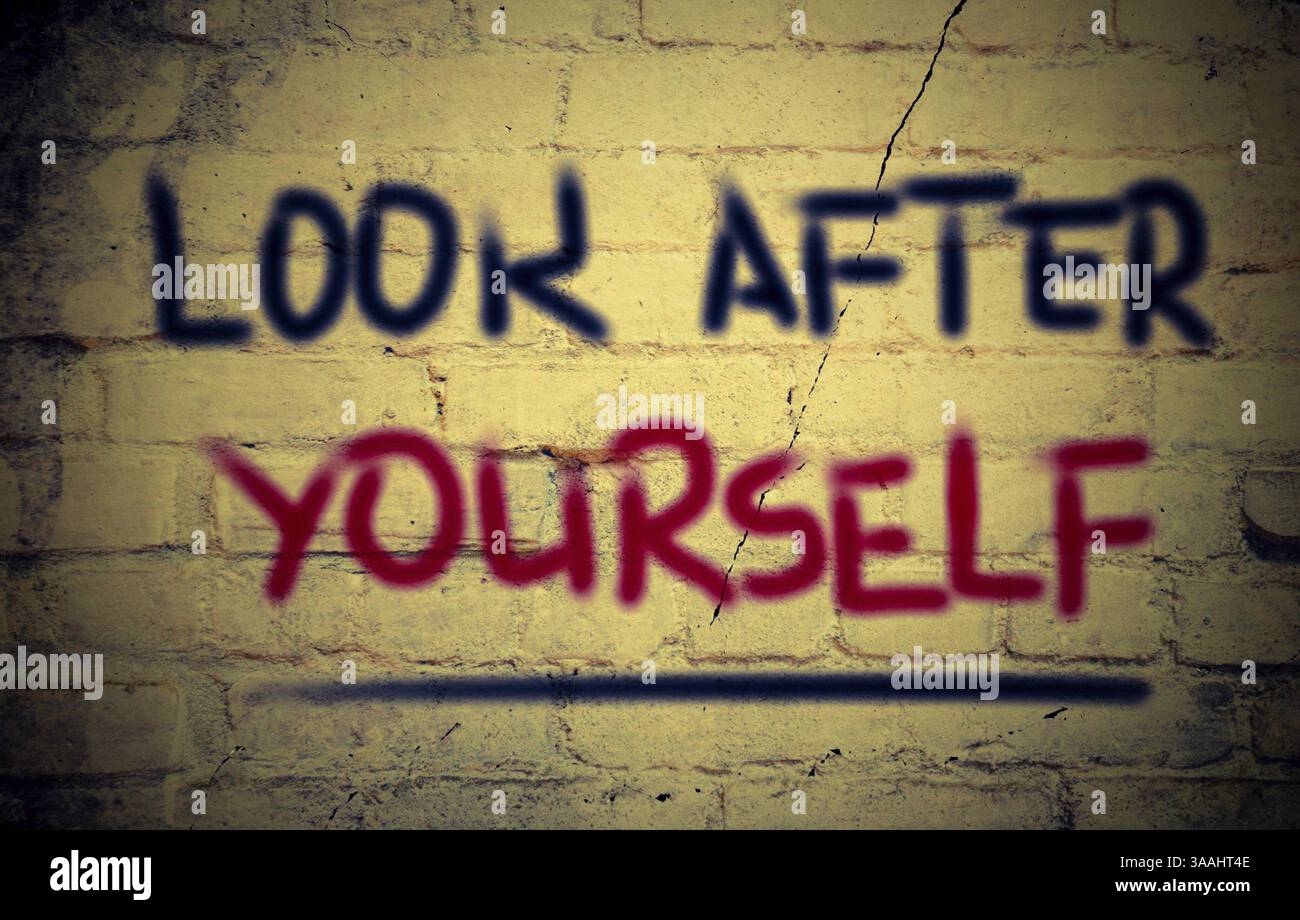 Look After Yourself Concept Stock Photo - Alamy