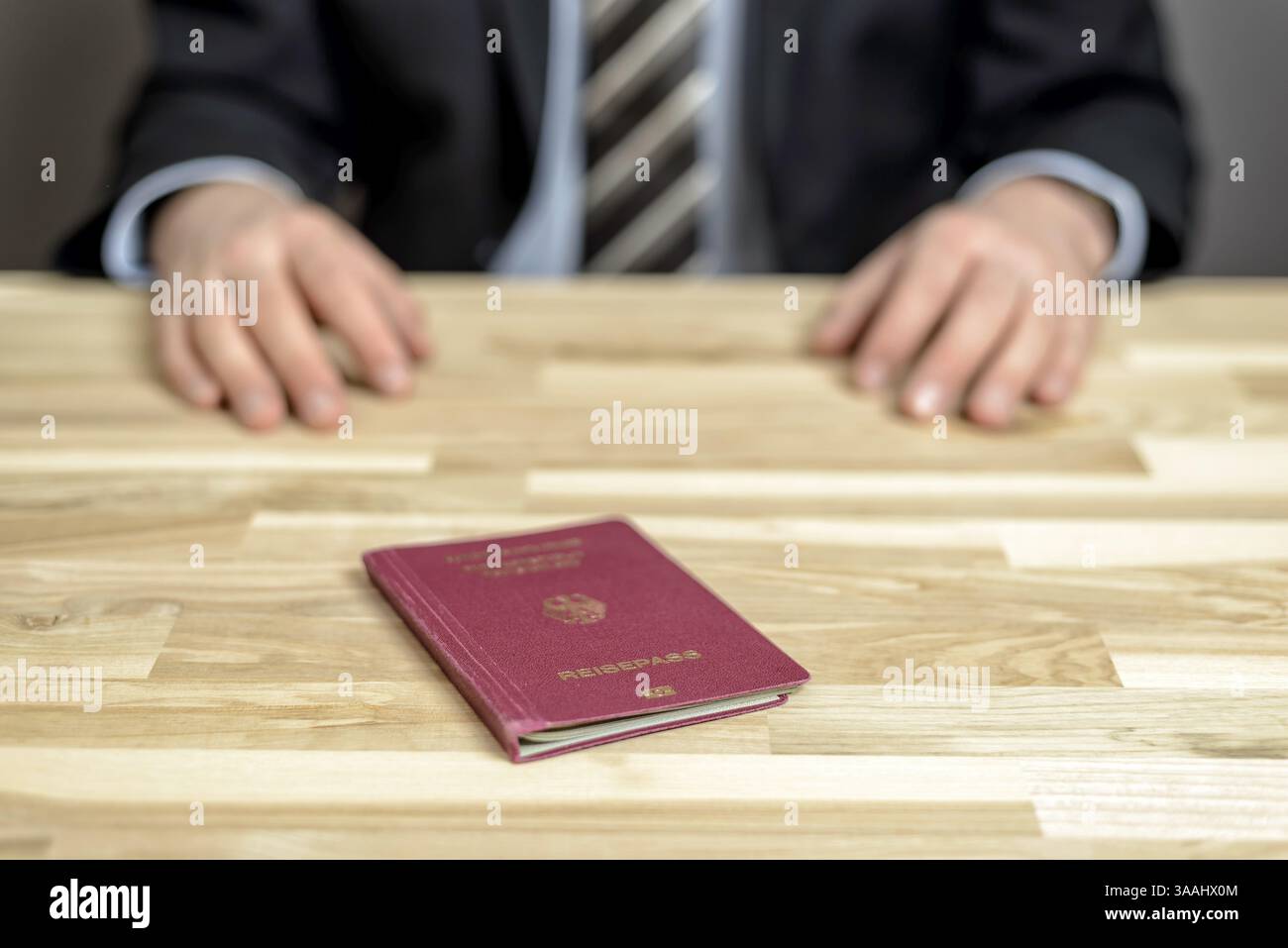 Border passport control departures hi-res stock photography and images ...