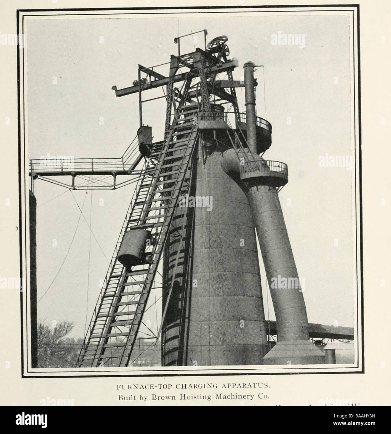 FURNACE-TOP CHARGING APPARATUS. Built by Brown Hoisting Machinery Co ...